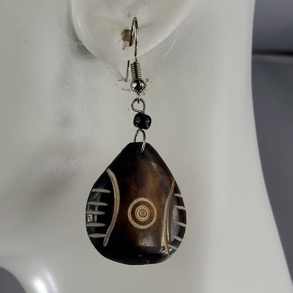 Handmade | Jewelry | Kenyan Handmade Bone Earrings | Poshmark